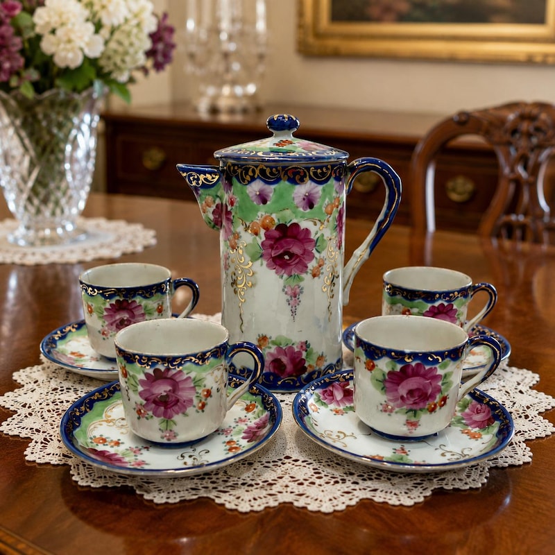 Demitasse Pot and Cup Set - Etsy