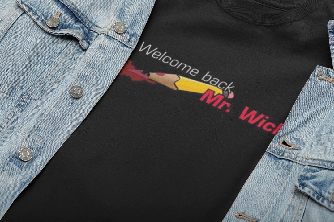 Welcome Back Mr. Wick T-shirt | Retro Softblend Graphic Tee - Etsy