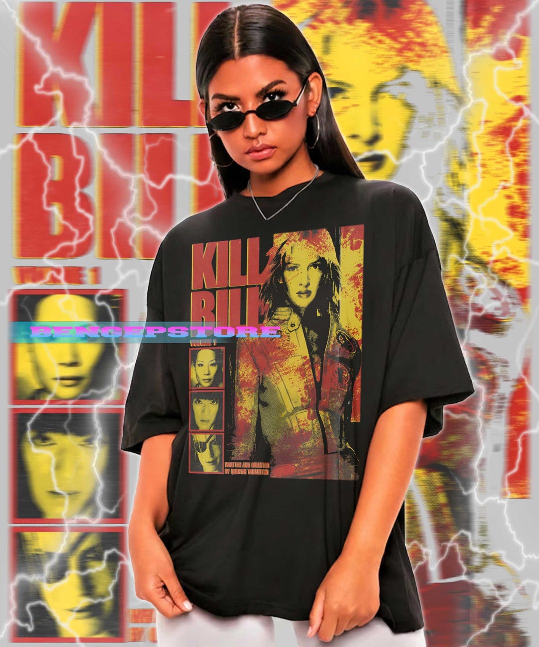 Kill Bill Shirt, Quentin Tarantino Tshirt, Uma Thurman, Retro Movie ...