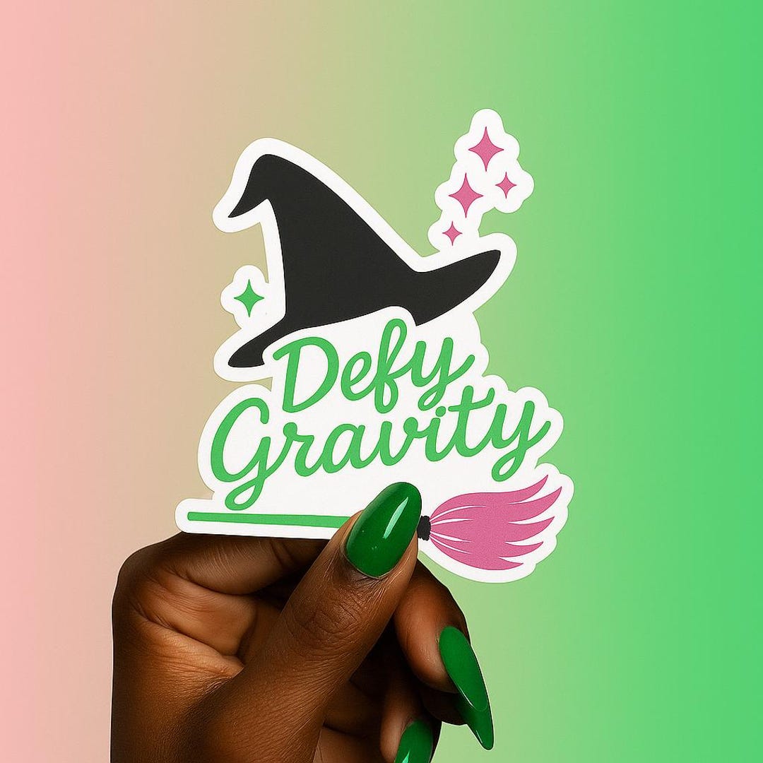 Wicked Inspired Vinyl Decal, Elphaba Lover Sticker, Musical Theater ...