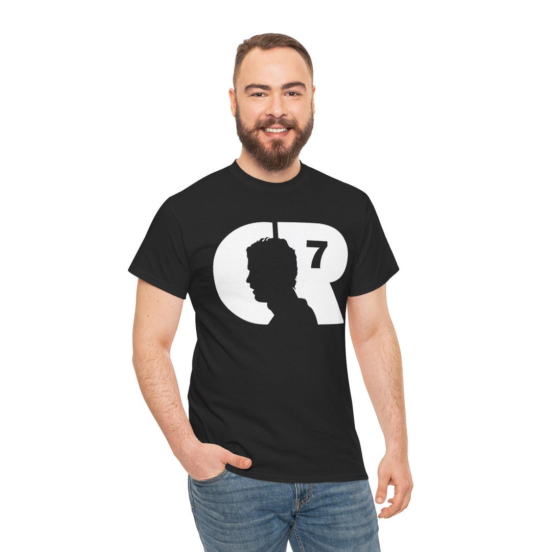 Number 7 Football Icon Tee | Soccer Legend Inspired Silhouette Shirt ...