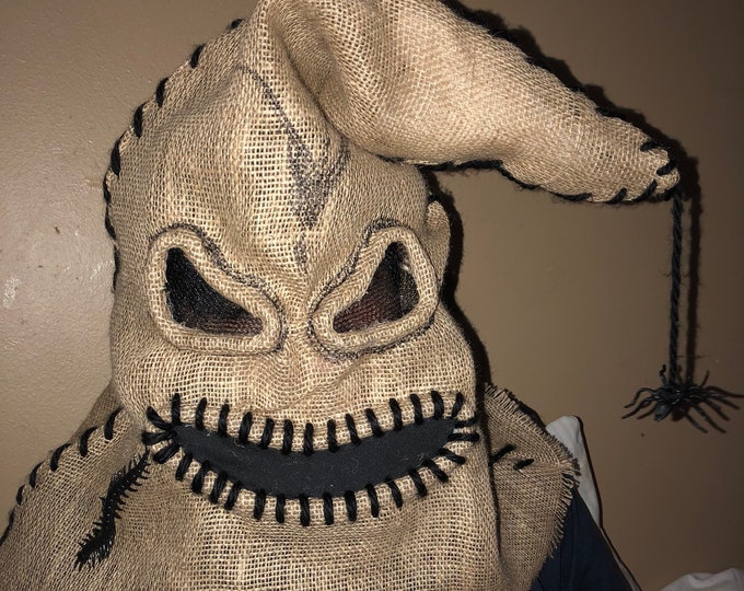Custom Oogie Boogie Man Mask ONE SIZE, Oogie Boogie Mask, Oogie Boogie ...