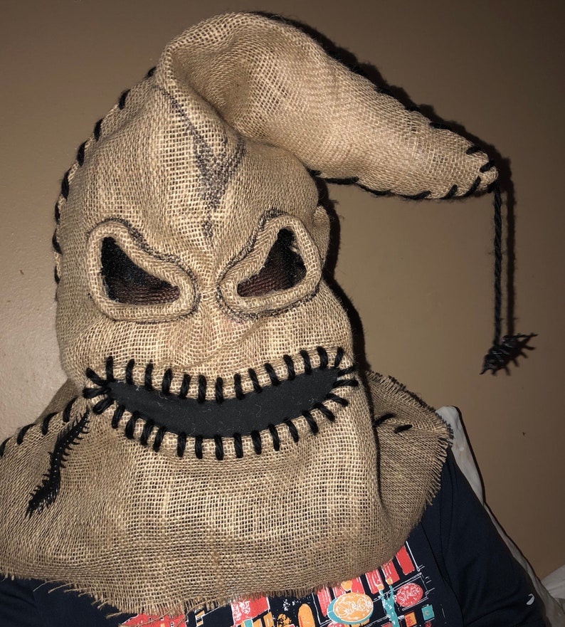 Oogie Boogie Man Mask ONE SIZE Oogie Boogie Mask Oogie - Etsy