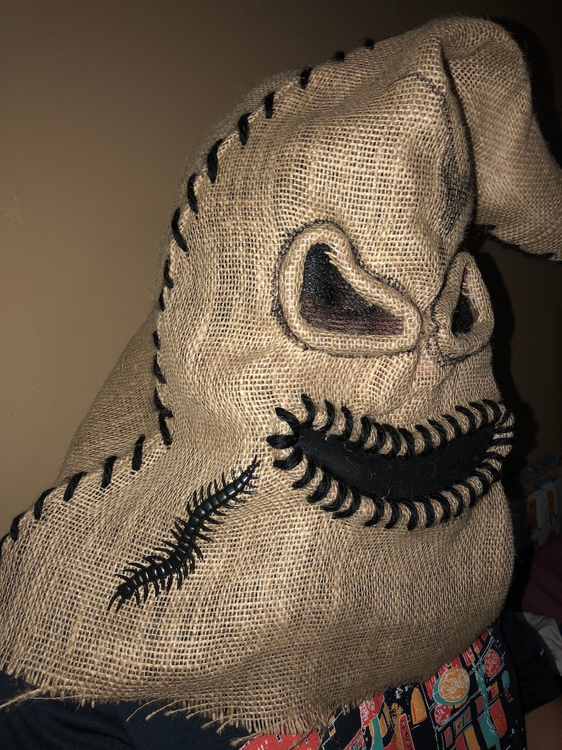 Oogie Boogie Man Mask ONE SIZE Oogie Boogie Mask Oogie - Etsy