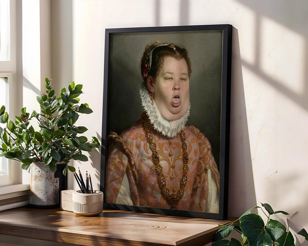 Funny Lady Stinky Face Bathroom Poster (digital Download) - Etsy