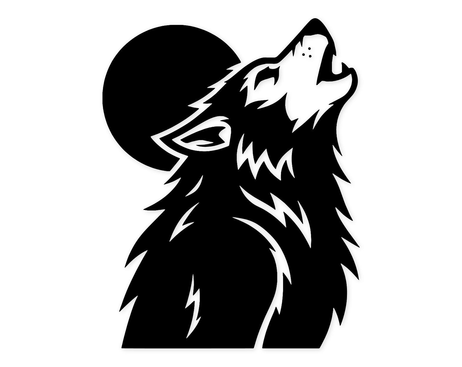 Werewolf Howl Svg Png: Bold Silhouette for Halloween Decor - Etsy
