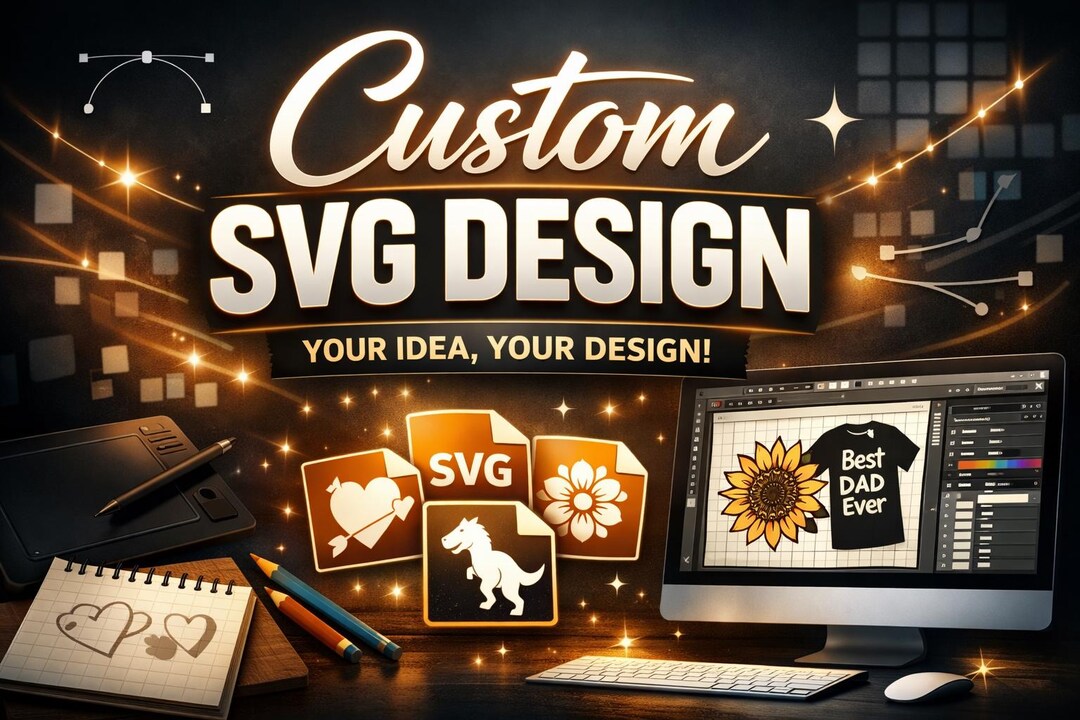 Custom Svg Design | Personalized Cricut Cut File | Custom Logo Svg ...