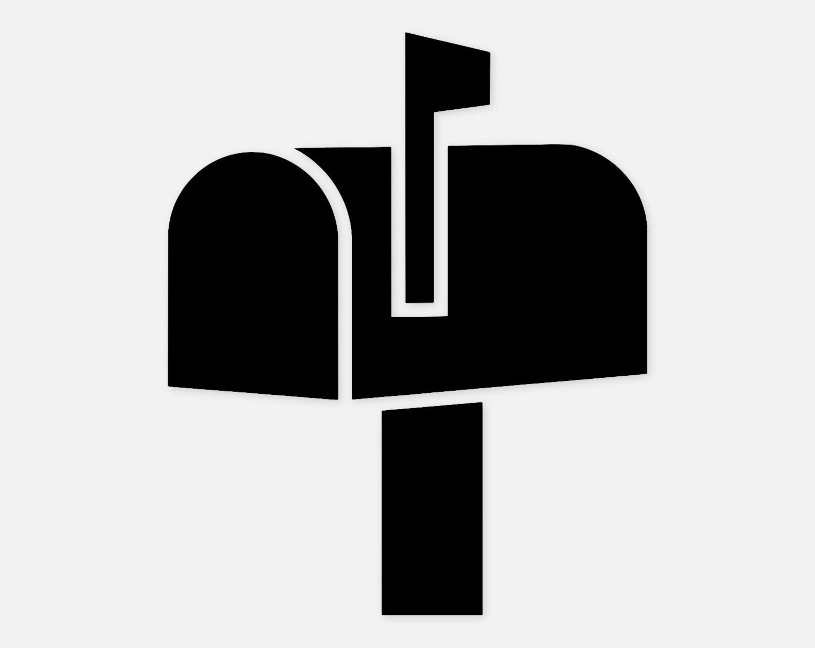 Us Mailbox Icon Svg Png: Bold High Contrast Cut File for Cricut - Etsy