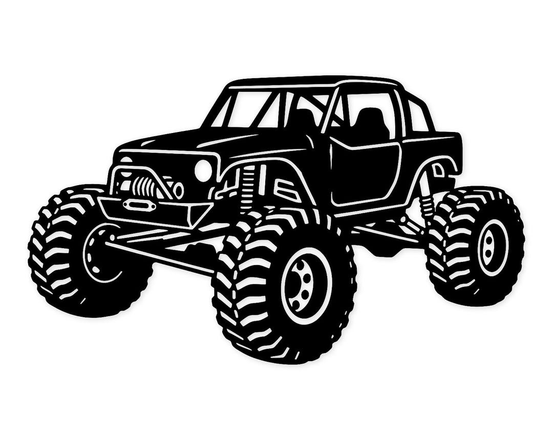Rock Crawler Silhouette Svg Png: Cut Ready Digital Design for Cricut ...