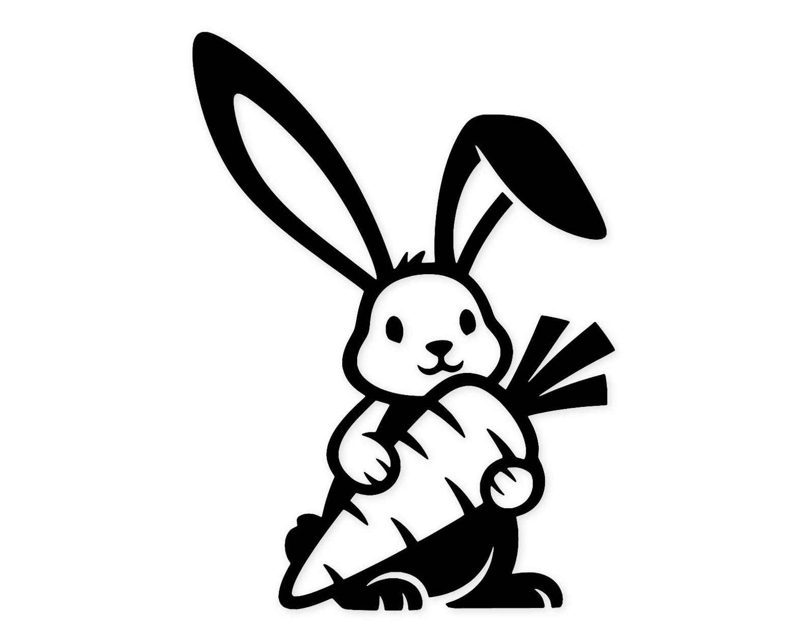 Charming Rabbit Whispers Svg Png: Cut Ready Digital Design for Cricut ...