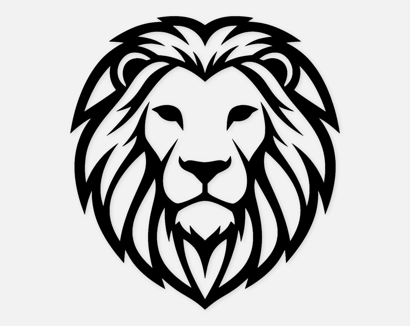 Courageous Lion Svg Png: Bold Cut File for T-shirts - Etsy