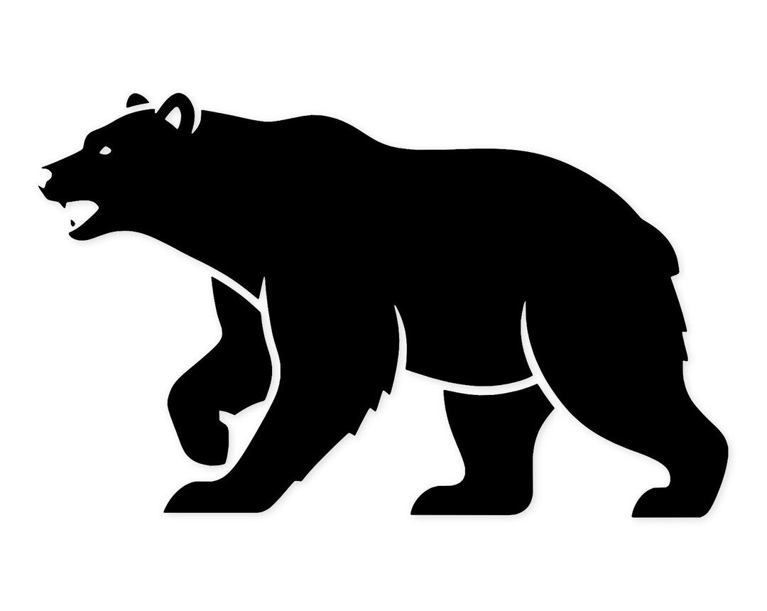 Running Bear Svg Png: Cut Ready Digital Design for Cricut Silhouette - Etsy