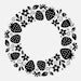 Strawberry Floral Wreath Svg Png: Cut Ready Digital Design for Cricut ...