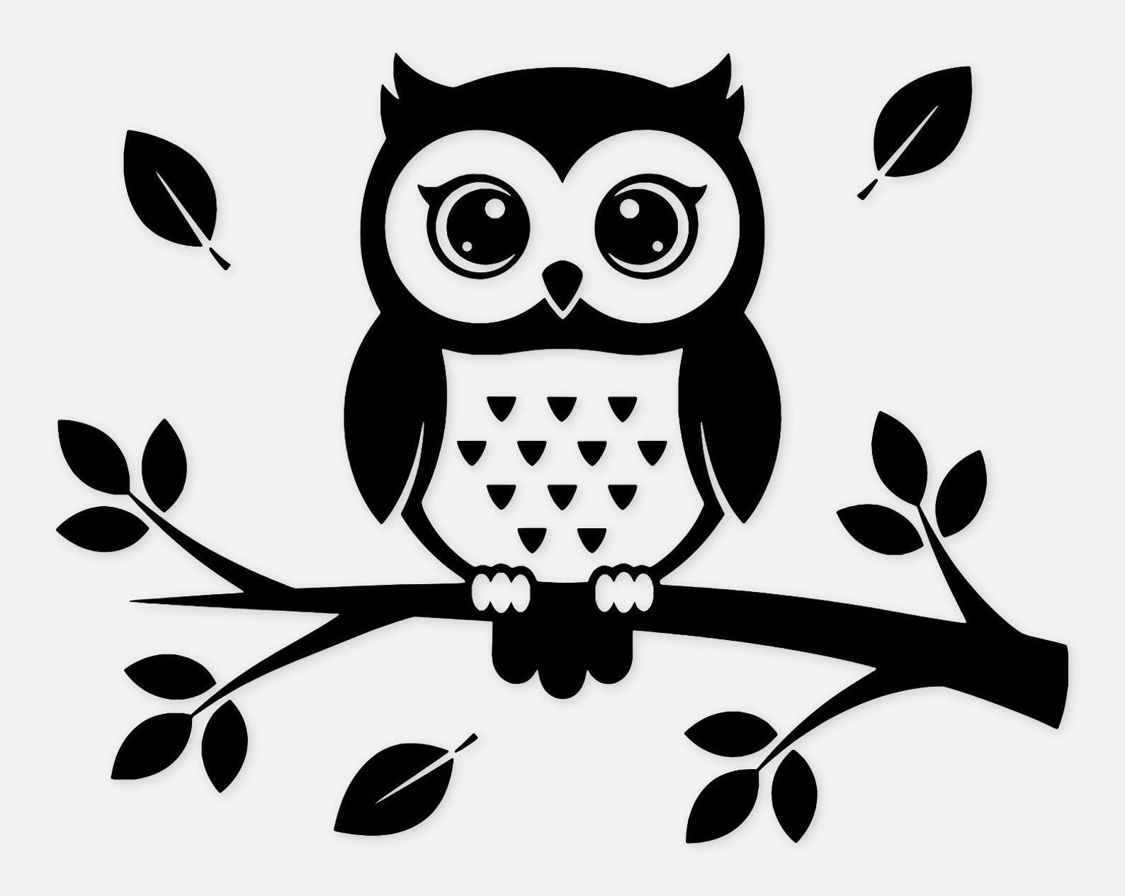 Owl in Fall Svg Png: Cut Ready Digital Design for Cricut Silhouette - Etsy