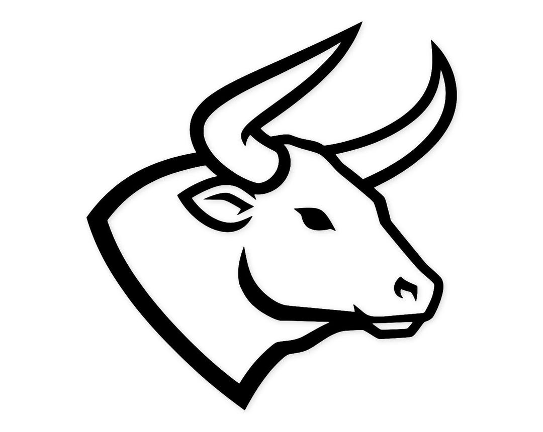 Taurus Bull Outline Svg Png: Cut Ready Digital Design for Cricut ...