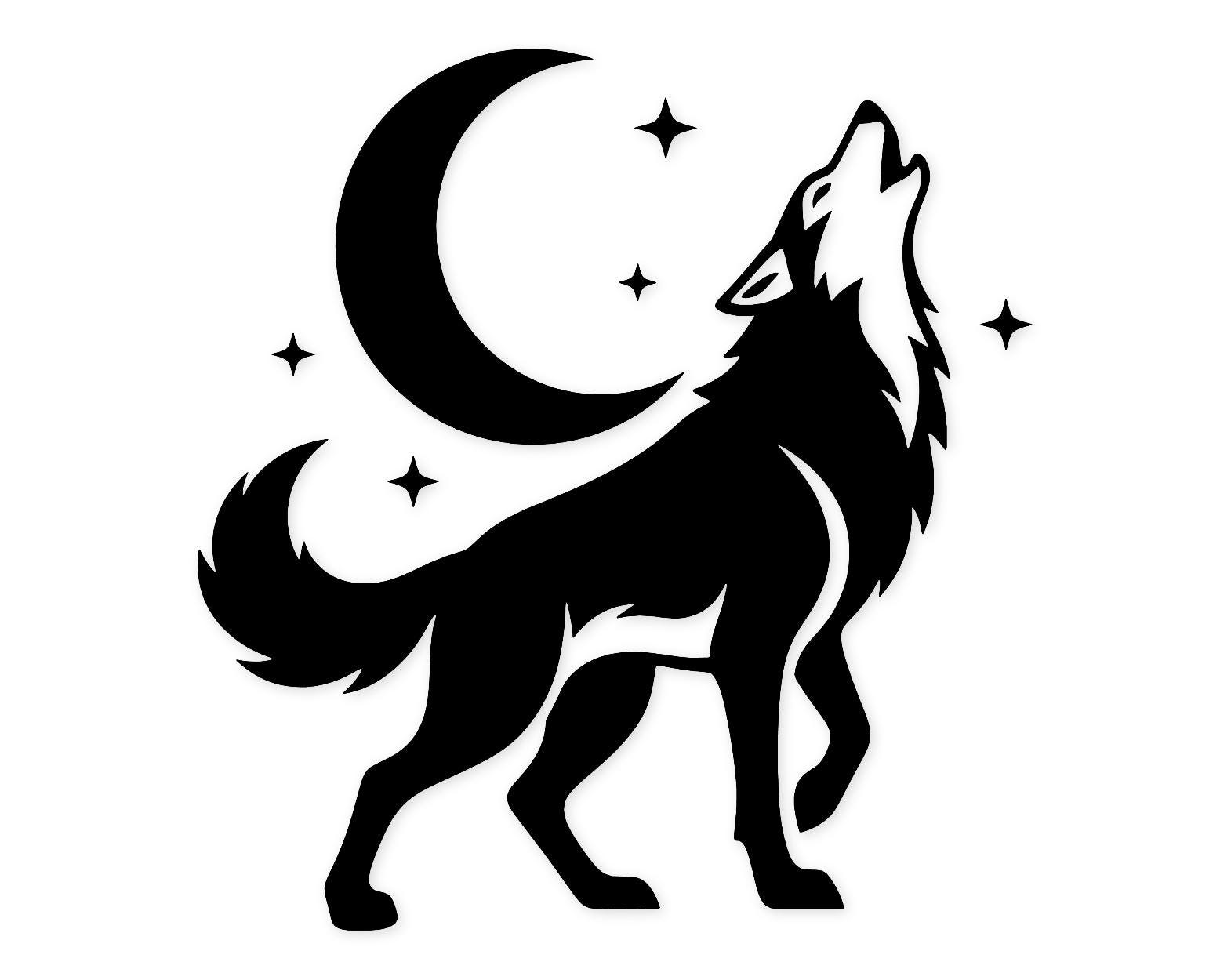 Wolf Howling Icon Svg Png: Cut Ready Digital Design for Cricut ...