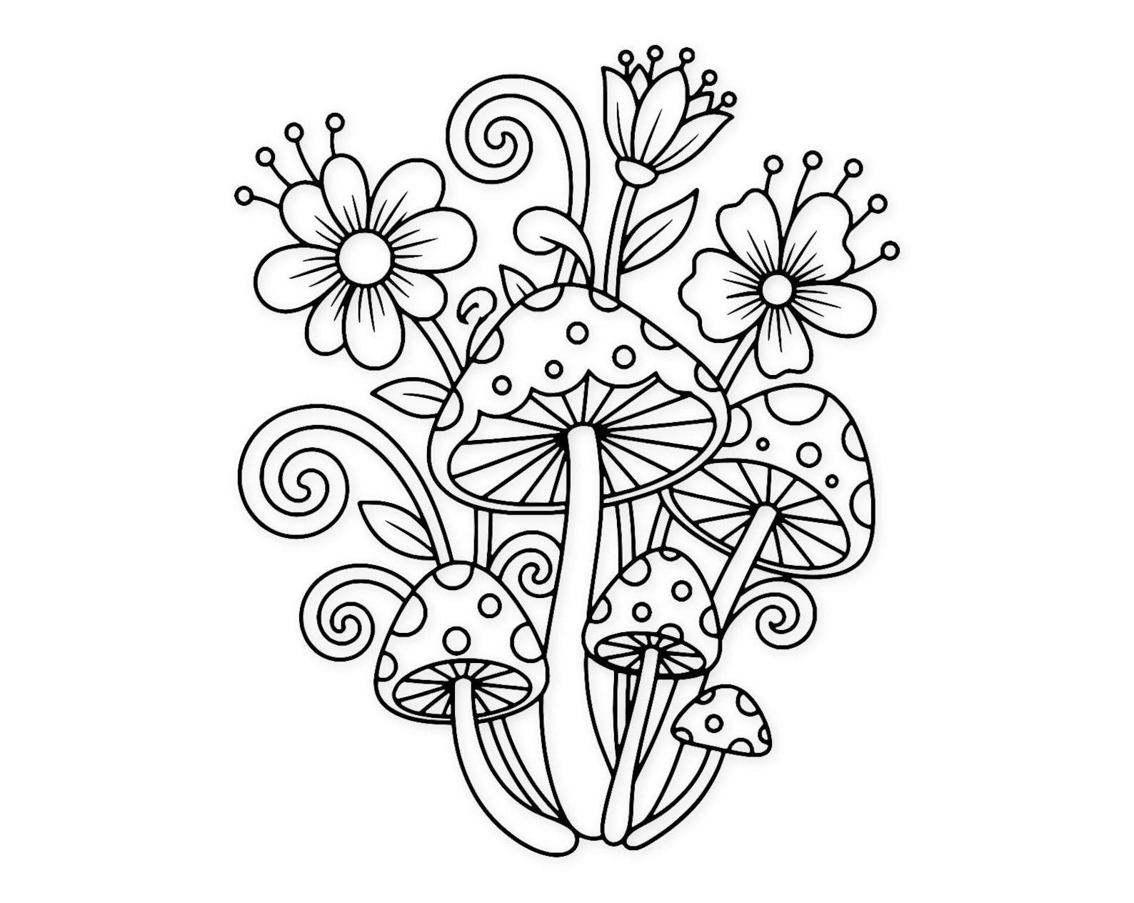 Fairy Garden Svg Png: Bold Clean Outline Cut File for Crafts - Etsy