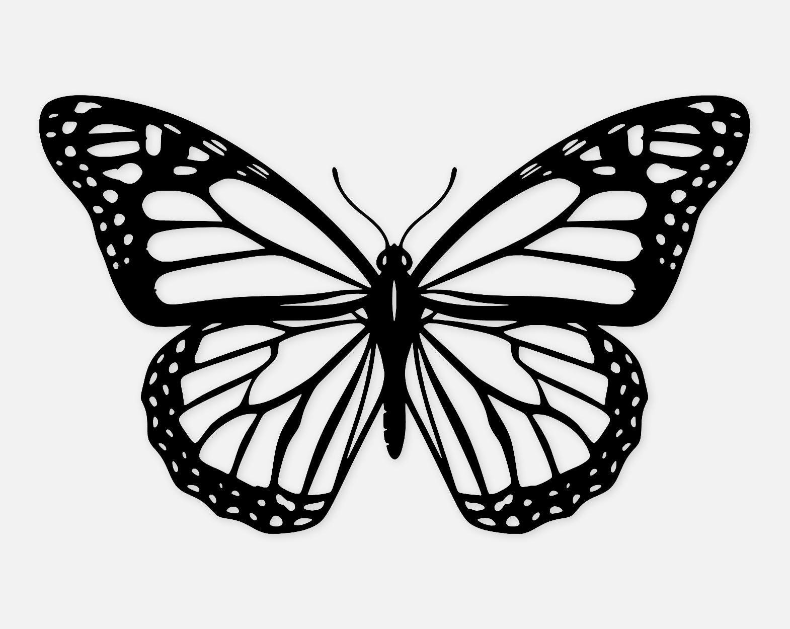 Monarch Butterfly Svg Png: Elegant Cut File for Cricut - Etsy