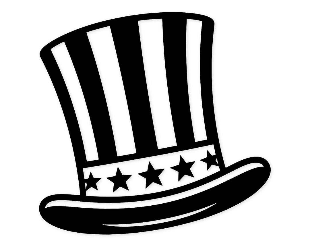 Uncle Sam Hat Svg Png: Bold High Contrast Design for Cricut - Etsy