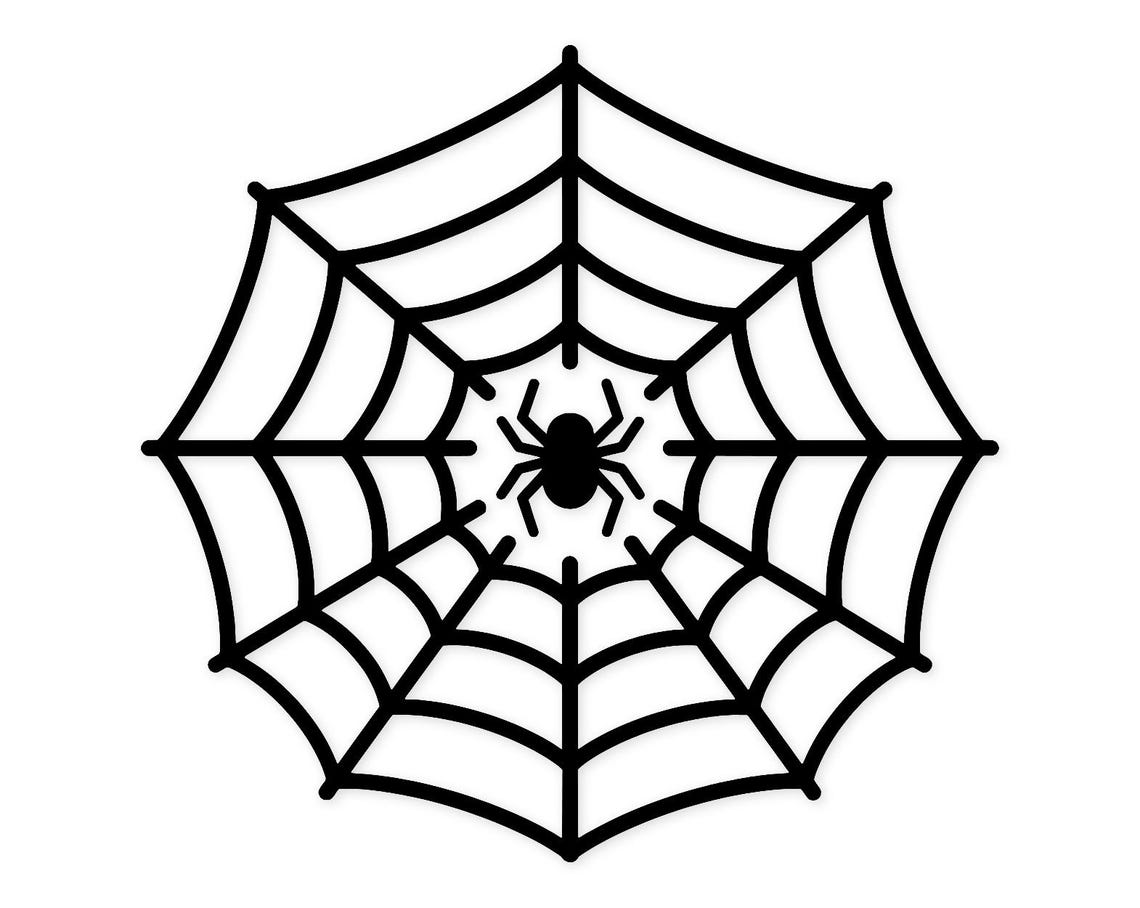 Spider Web Svg Png: Cut Ready Digital Design for Cricut Silhouette - Etsy