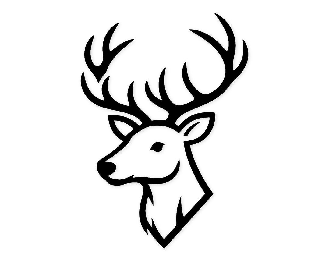 Reindeer Icon Svg Png: Bold Cut File for Holiday Decorations - Etsy