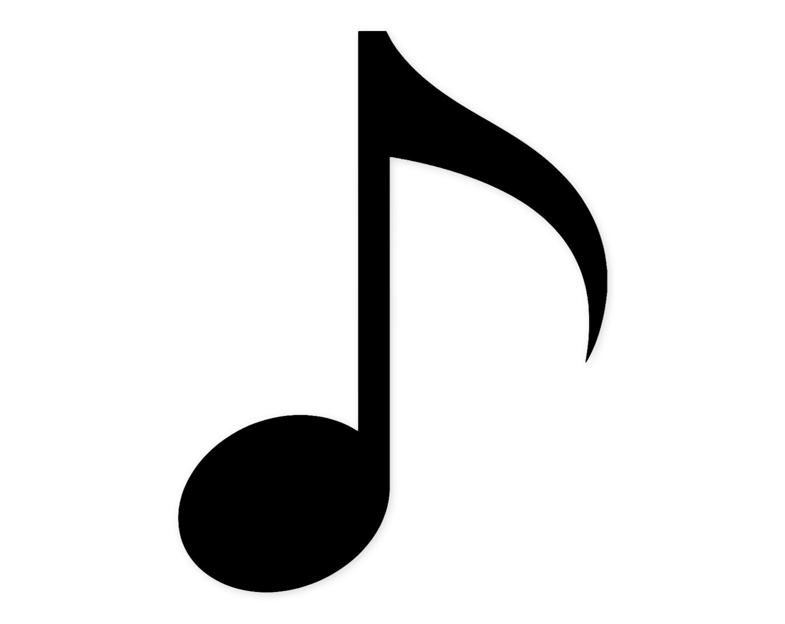Musical Note Icon Svg Png: Minimalist Design for Crafts - Etsy