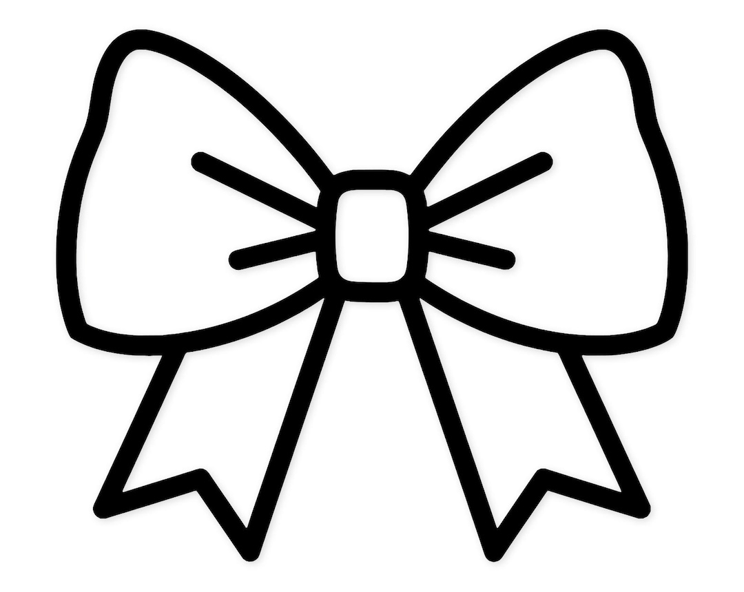 Classic Cheer Bow Svg Png: Bold Design for Cricut & Silhouette - Etsy