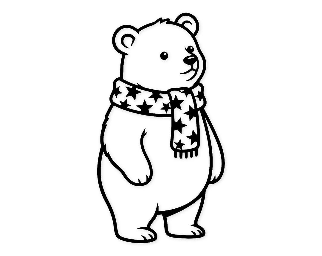 Bear Cub Svg Png: Cut Ready Digital Design for Cricut Silhouette - Etsy