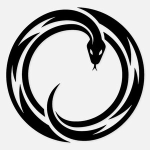 Serpent Symbol Svg Png: Bold Tribal Design for Crafting - Etsy