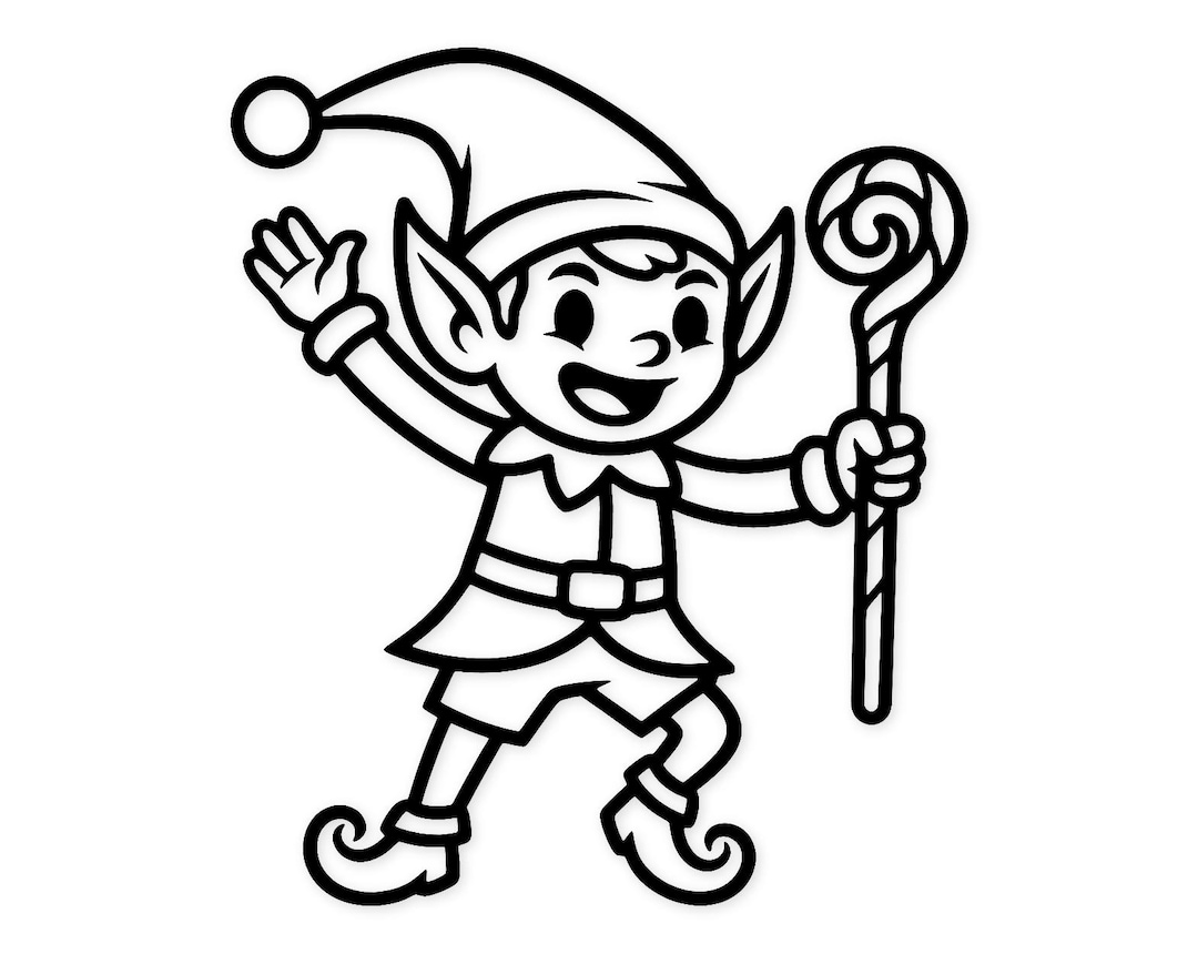 Elf Icon Svg Png: Cute Cut File for Craft Projects - Etsy UK
