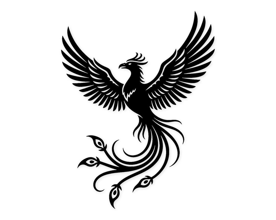 Phoenix Rising Svg Png: Elegant Cut File for Home Decor - Etsy