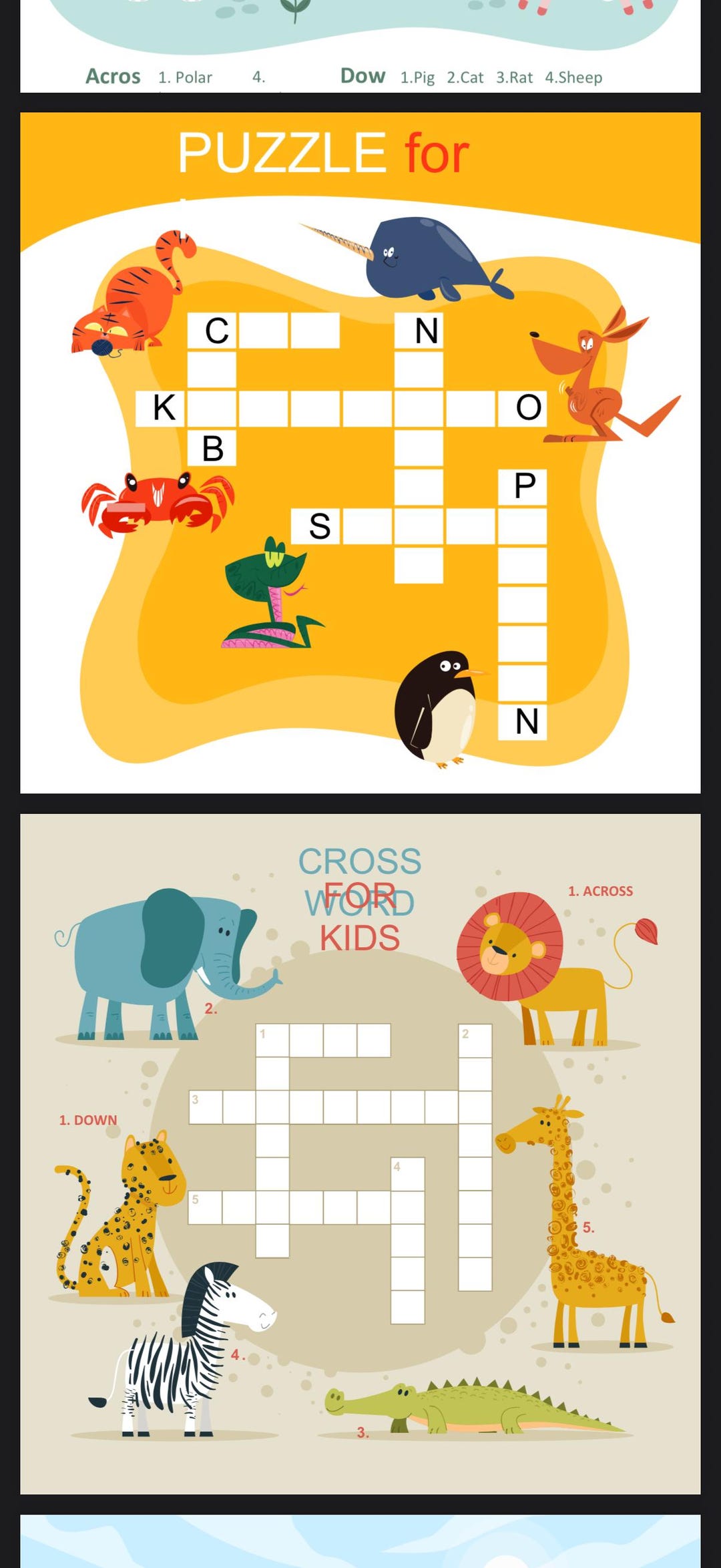 Fun Puzzles for Kids & Family - Etsy