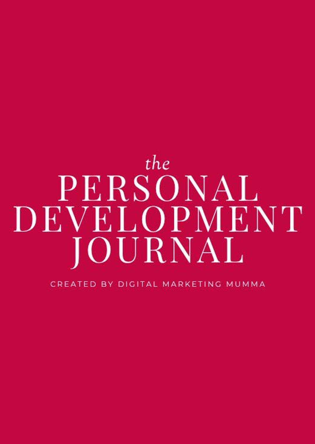 Personal Development Journal - Etsy