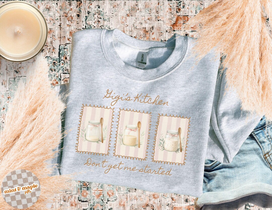 CUSTOM Sourdough Gifts,sourdough Starter Sweatshirt,baking Sweater ...