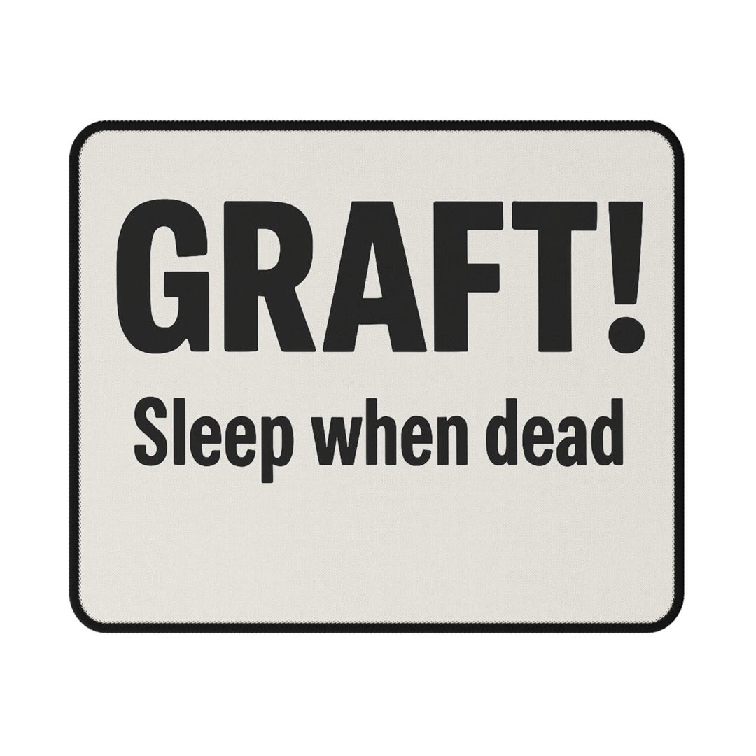 GRAFT! Sleep When Dead Mouse Pad - Etsy