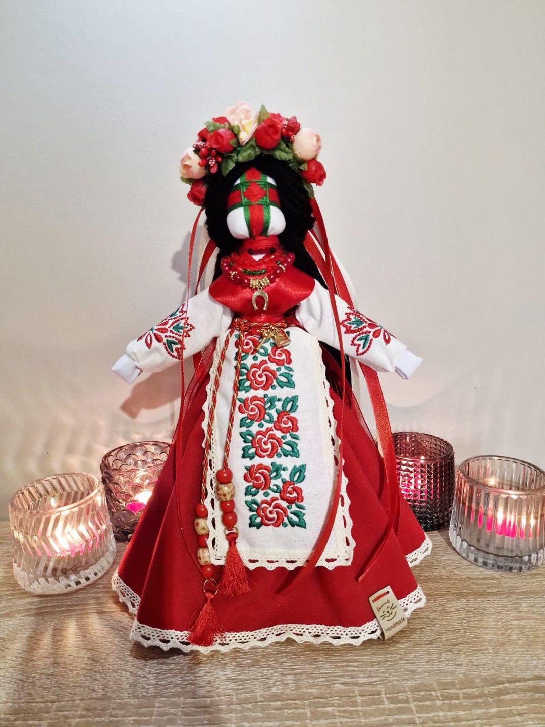 Ukrainian Motanka Doll “berehynia” – Handmade Protective Amulet, Slavic ...