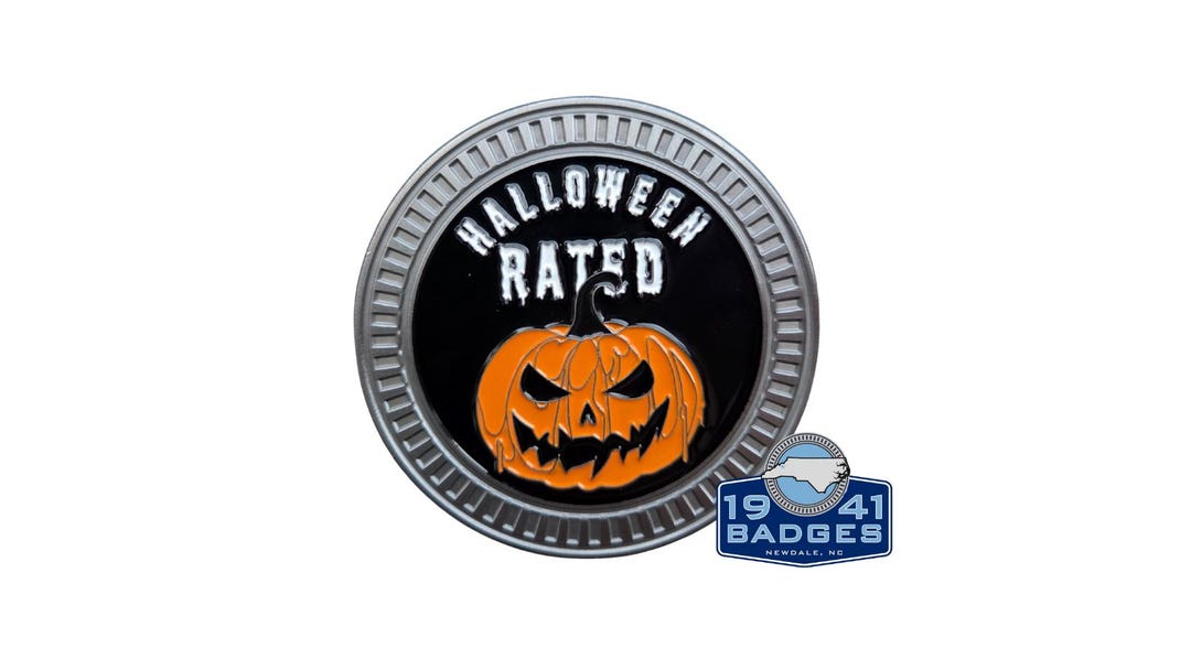 Halloween Rated Badge - Etsy