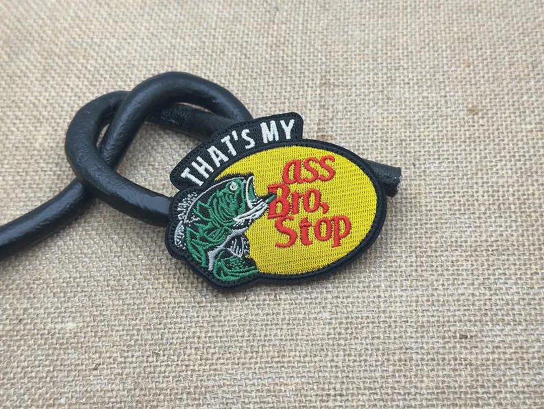 Funny Bass Fish Velcro Patch – Angler Humor Meme - Etsy