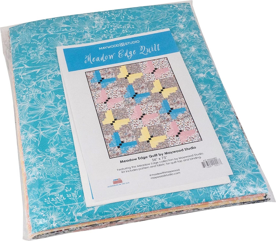 Maywood Studio Meadow Edge Quilt Kit, With Fabric - Etsy