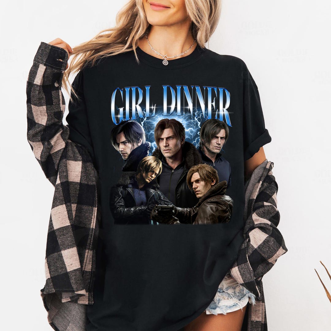 Leon S. Kennedy Girl Dinner Shirt, Resident Evil Requiem, Grace ...
