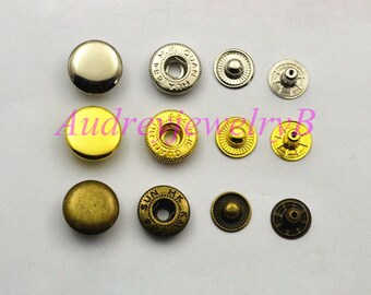 Leather snaps | Etsy