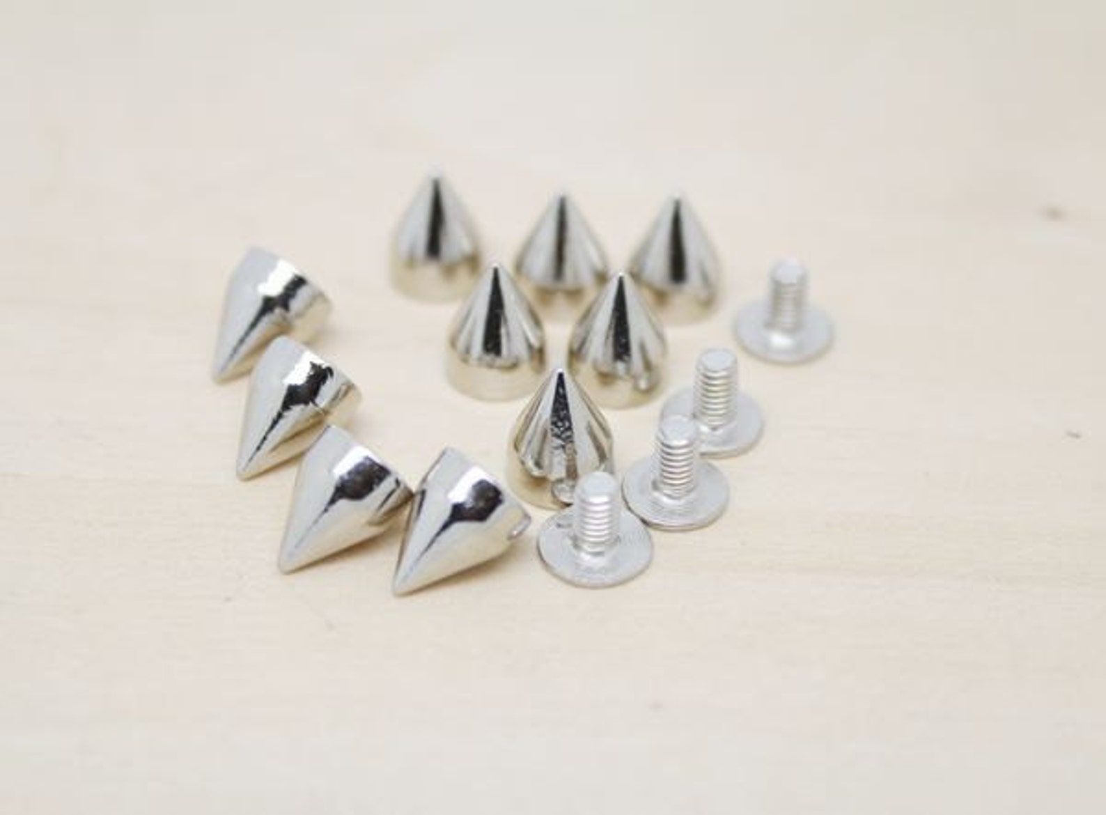 30 Sets Sew on Glue on Rivets Studs Metal Bullet Stud - Etsy