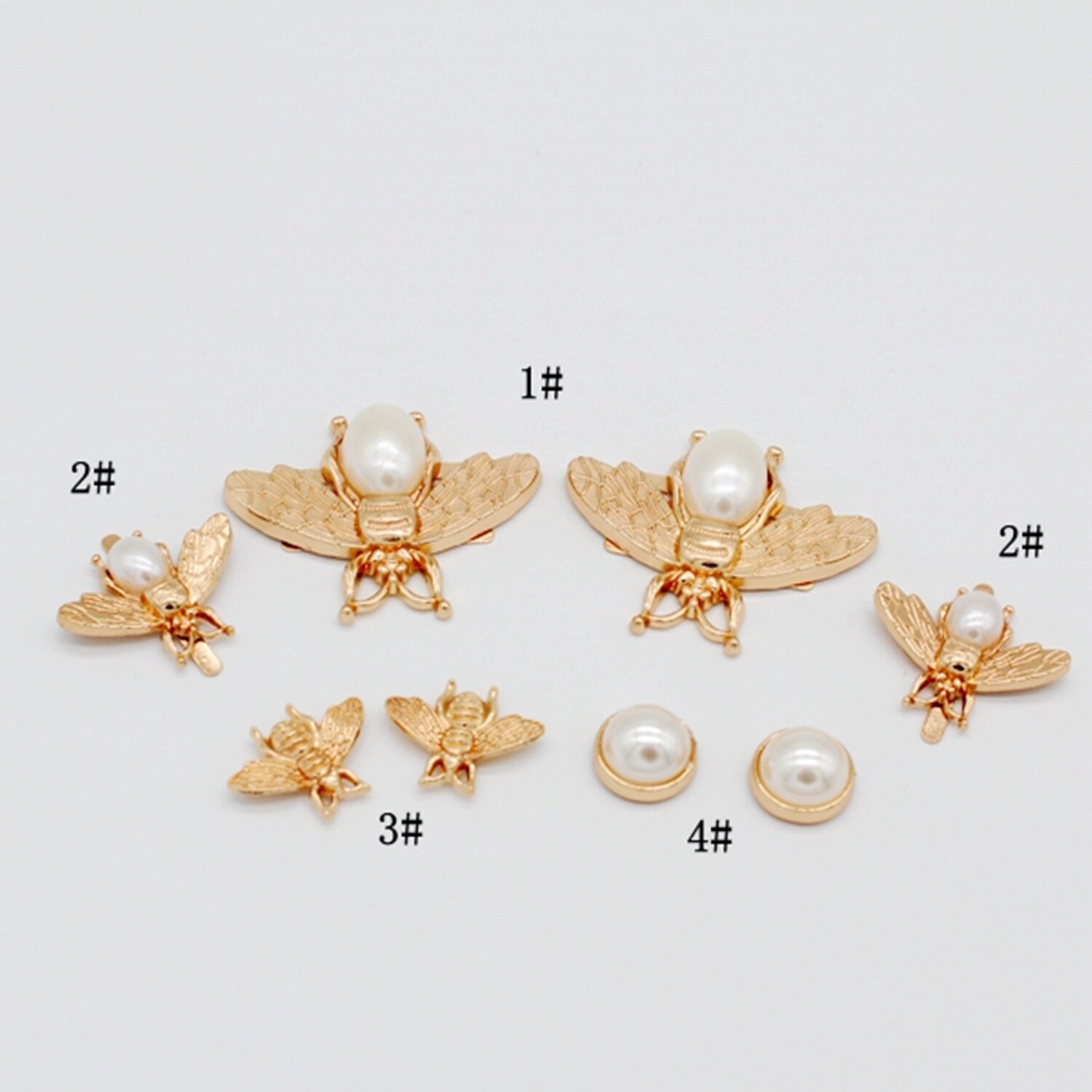 Little Bee Butterfly Pet Rivet 2 Claw Long Feet Accessories - Etsy