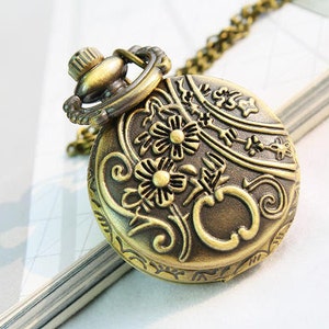 1pcs Ancient Bronze Heart-shaped Watch Charms Pendant With - Etsy