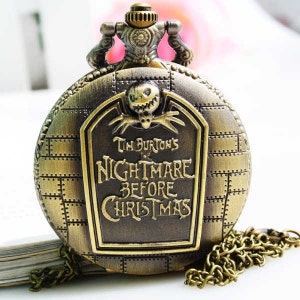 1pcs Large City Christmas Night Watch Charms Pendant With Chain ...