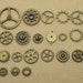 100pcs 11mm-15mm-18mm-20mm-25mm Filigree Gear Charm Pendant Jewelry ...