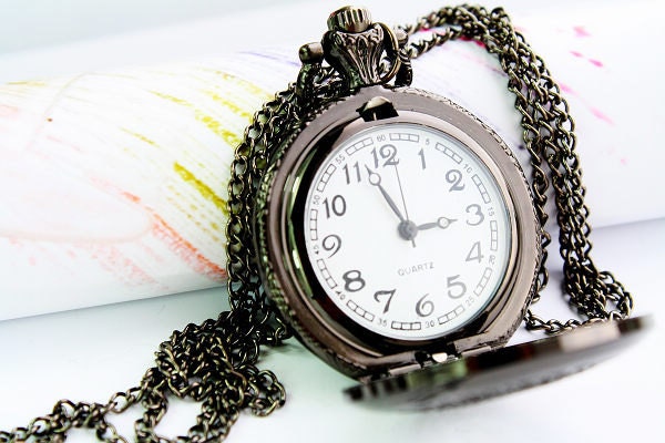 1pcs Gun Black Watch Pendant With Chain Charms Pendant - Etsy