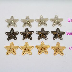 10set/15mm Hand Sewn Five-pointed Star Studs Rivets DIY Rivet - Etsy