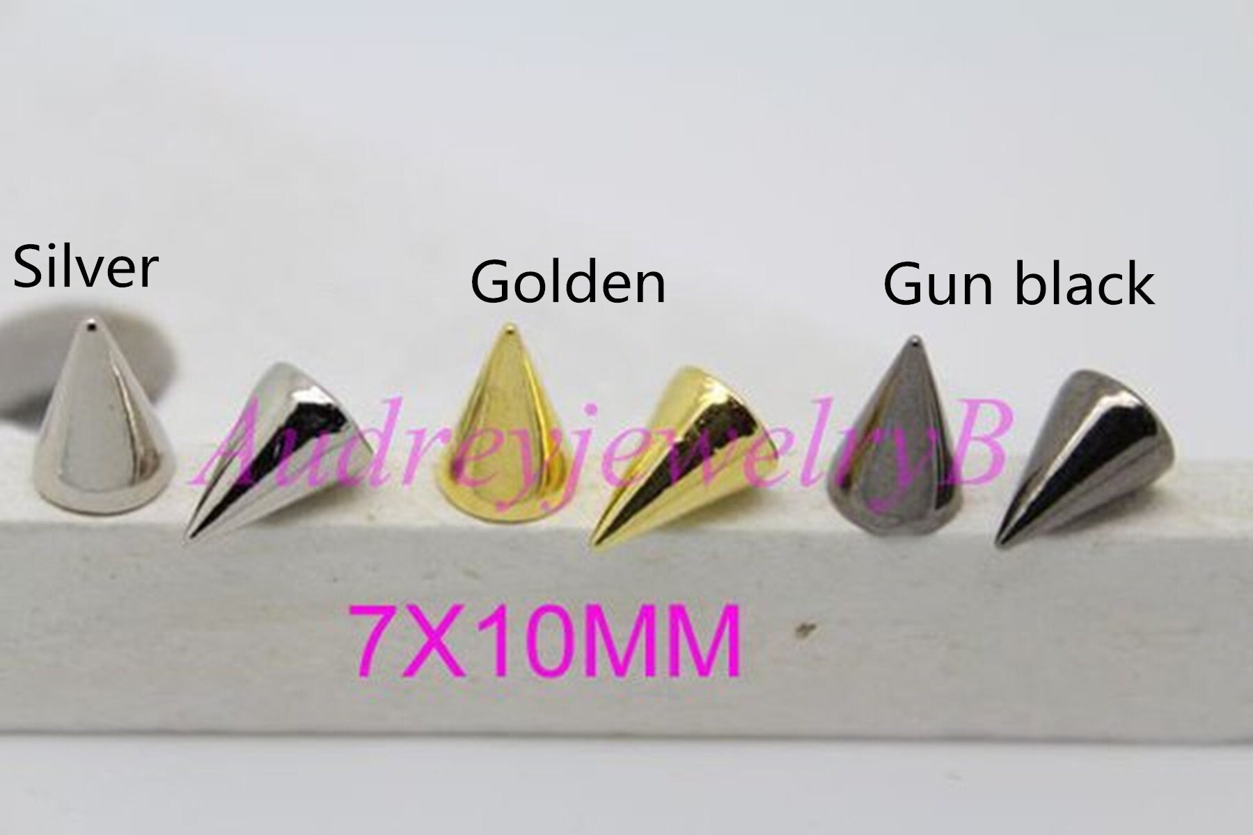 20 Sets710/13/26mm Colored Punk Rock DIY Cone Bullet Metal | Etsy