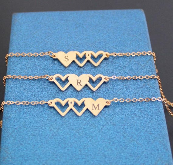 Custom best friend bracelets for 3 store